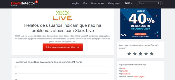 Status da Xbox Live: como saber quando está fora do ar ou em manutenção