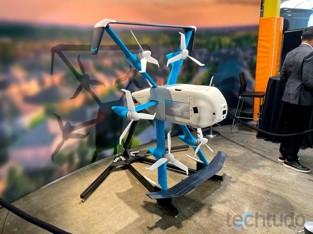 Conhecemos o drone da Amazon que faz entregas em 60 min; veja como funciona