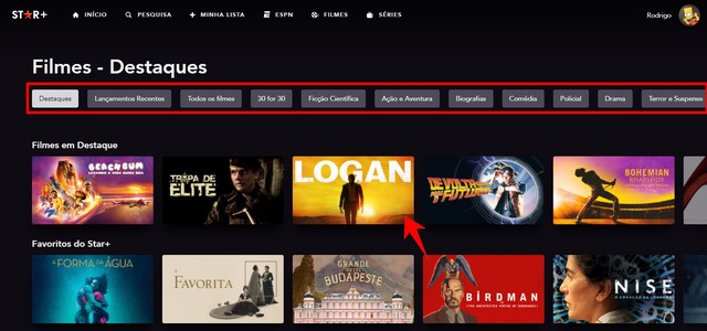 Como usar o Star+ para assistir filmes e séries no PC