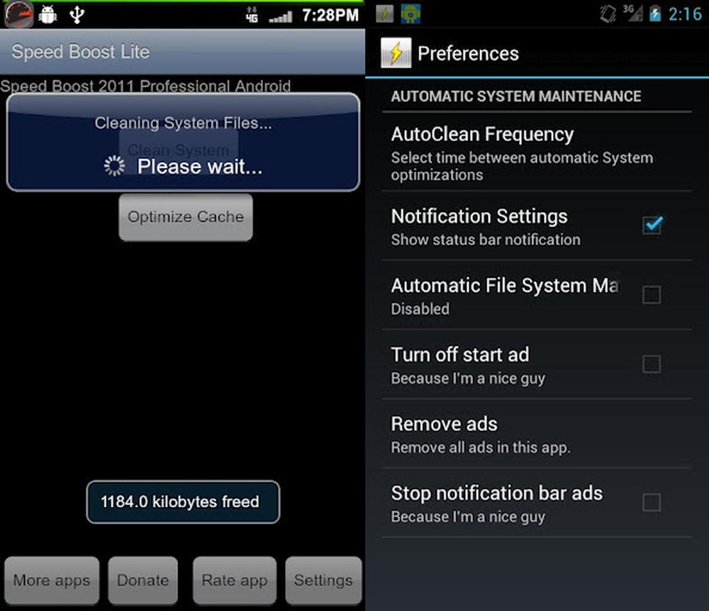 Turbinando o smartphone; apps para melhorar o desempenho do Android