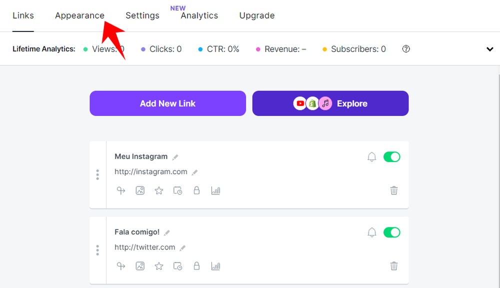 Linktree: como usar agregador para colocar vários links em uma só URL