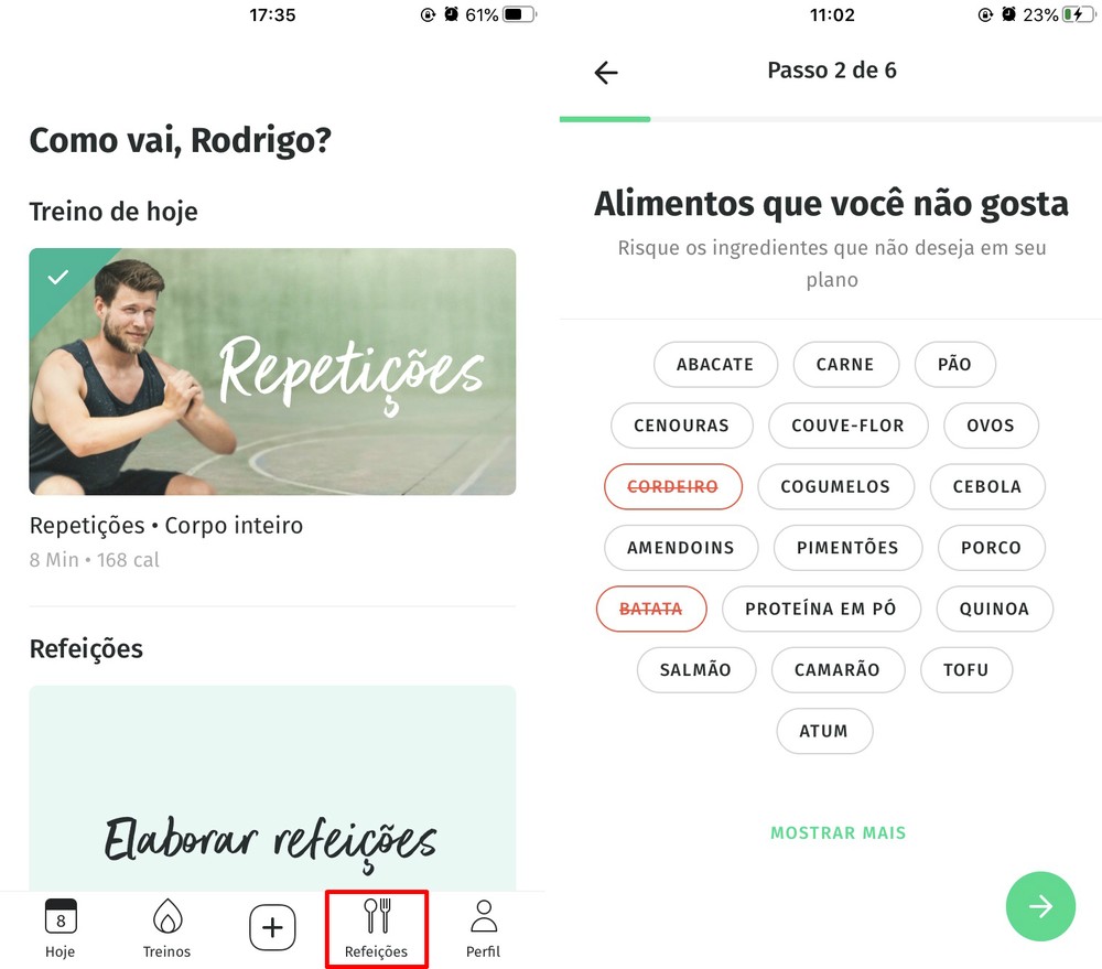 Como usar o app 8fit para fazer exercícios em casa e emagrecer
