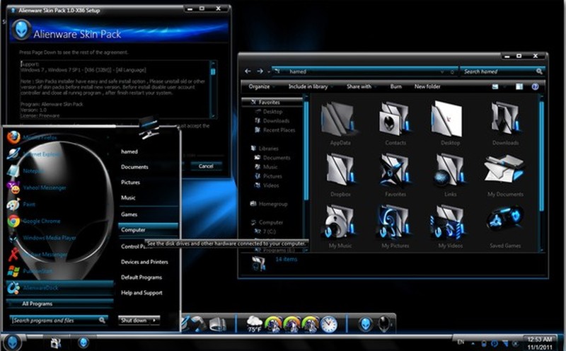 Alienware Skin Pack | Software | TechTudo