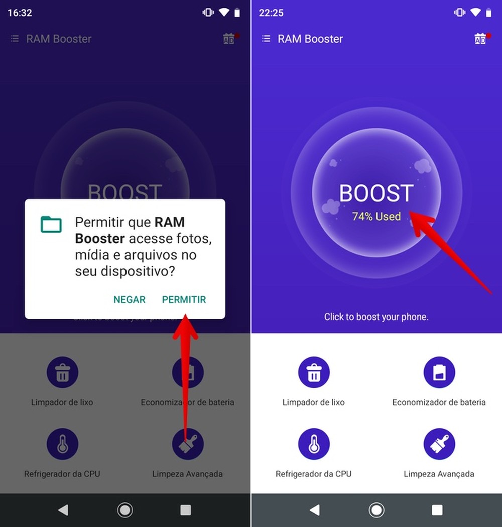 Como usar o app RAM Booster para limpar e acelerar seu celular Android
