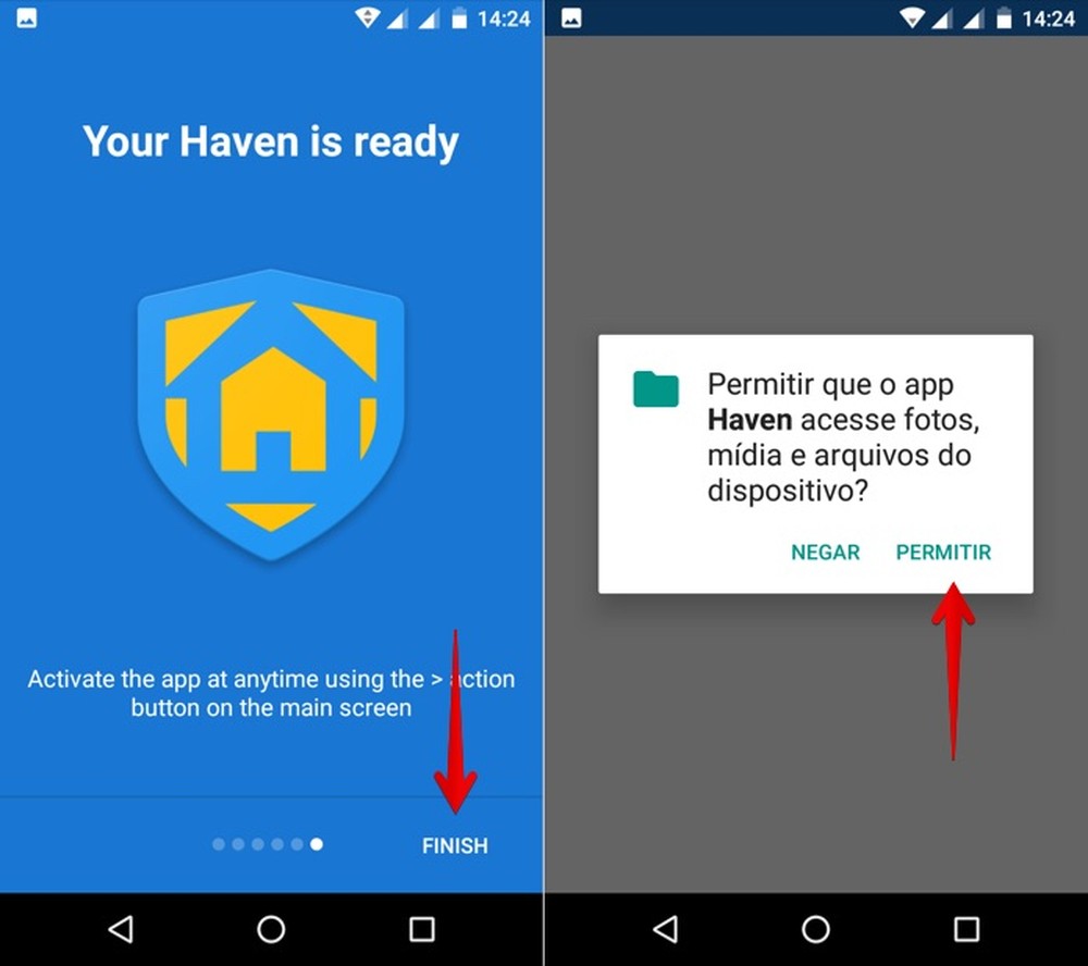 Como usar o app Haven para monitorar ambientes com o celular Android
