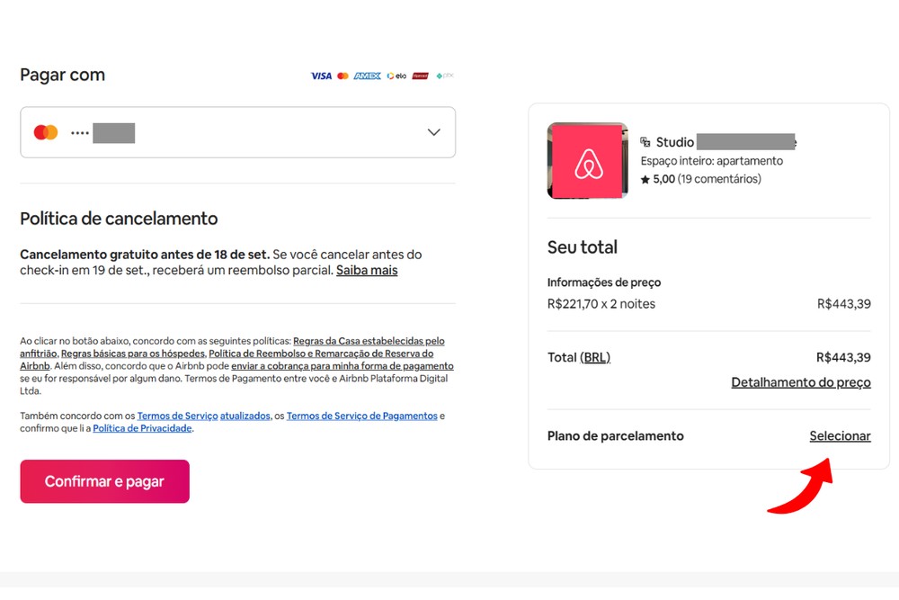 Exclusivo: Airbnb agora permite parcelar estadias sem juros em até 6 vezes