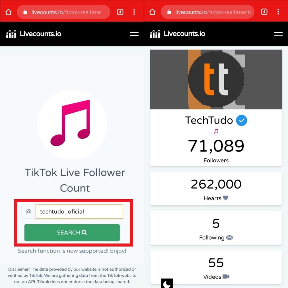 TikTok Counter: cinco opções de contador de seguidores no TikTok