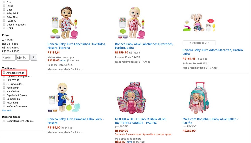 Como comprar produtos vendidos e entregues pela Amazon Brasil