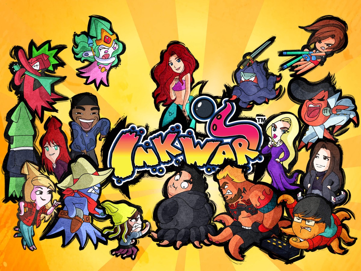 Atletas de Street Fighter viram personagens em Ink Wars