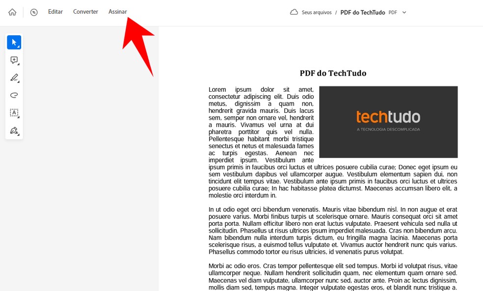 Adobe Sign: como assinar documento digitalmente de graça pelo site