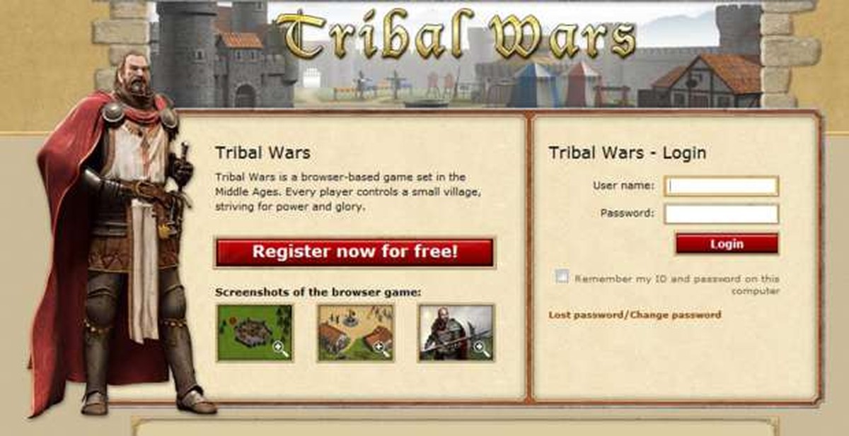 Como jogar Tribal Wars
