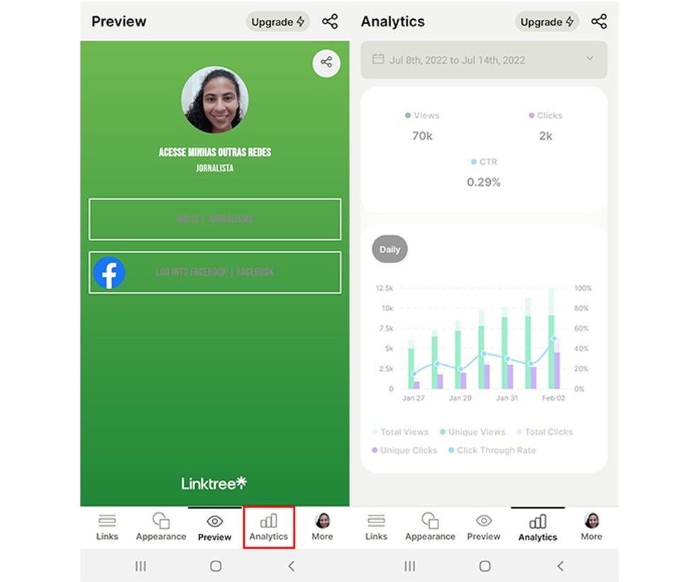 Como usar o Linktree pelo celular