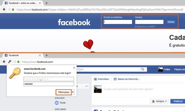 Como entrar em outra conta do Facebook sem fazer logout