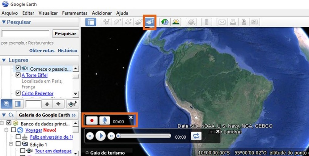 Como fazer vídeos com o Google Earth