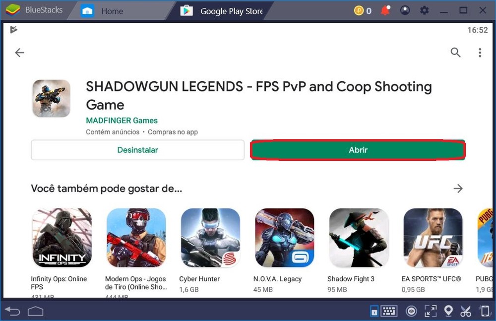 Como jogar Shadowgun Legends no PC com emulador de Android