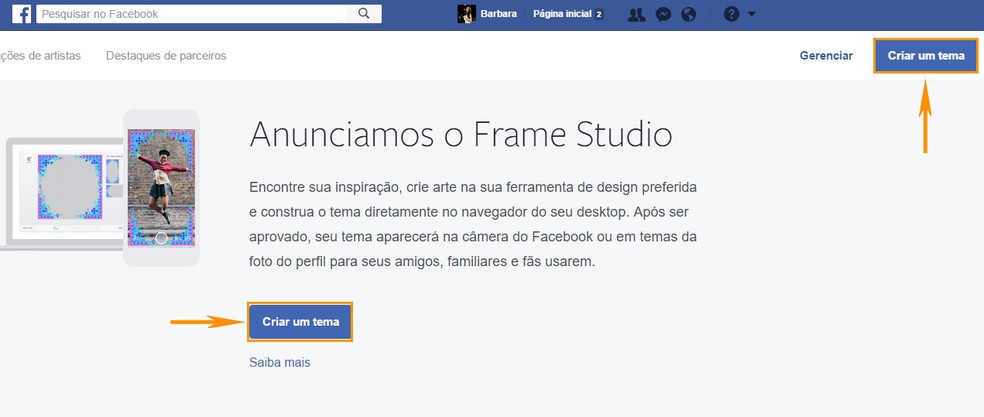 Como criar efeitos de câmera para o Facebook com novo Frame Studio