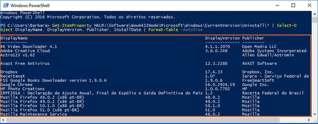 Como descobrir todos os programas instalados em um computador