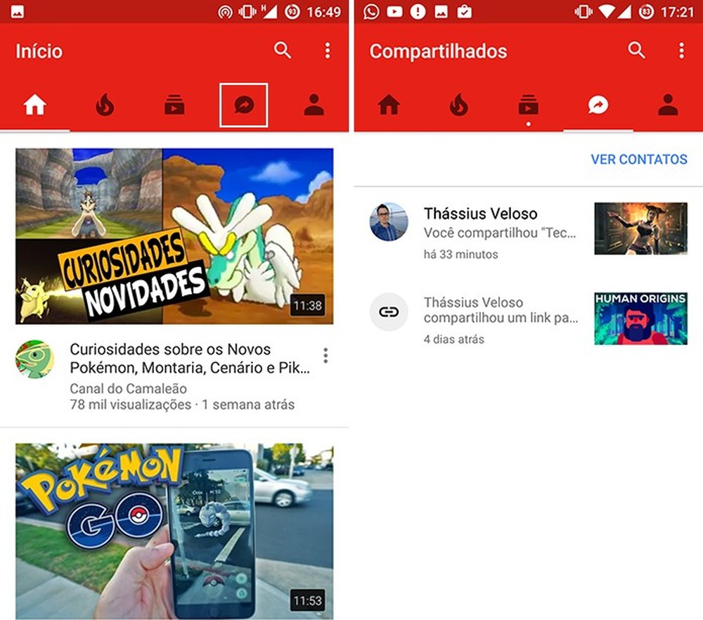 Como usar o YouTube para compartilhamento de vídeos no celular