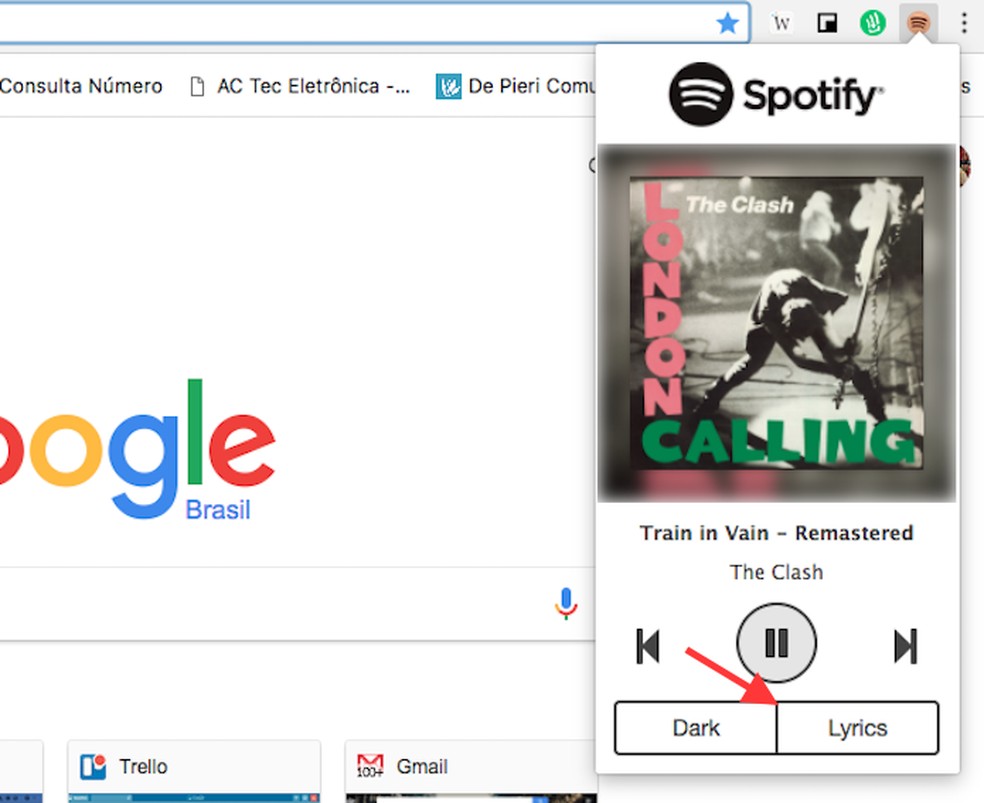 Spotify Web Player Control with Lyrics: plugin mostra letra na tela do PC