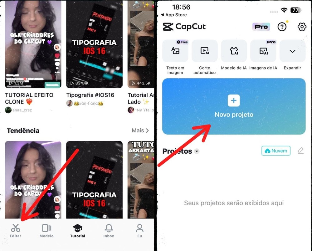 Como acelerar um vídeo no CapCut