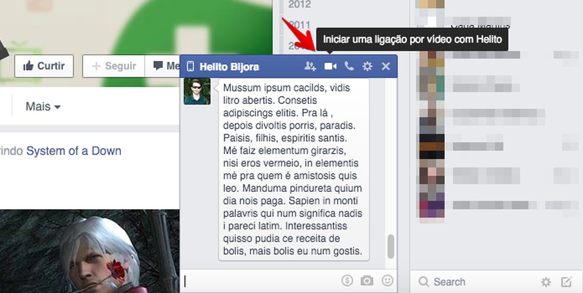 Como usar o Facebook Video Calling e fazer chamadas