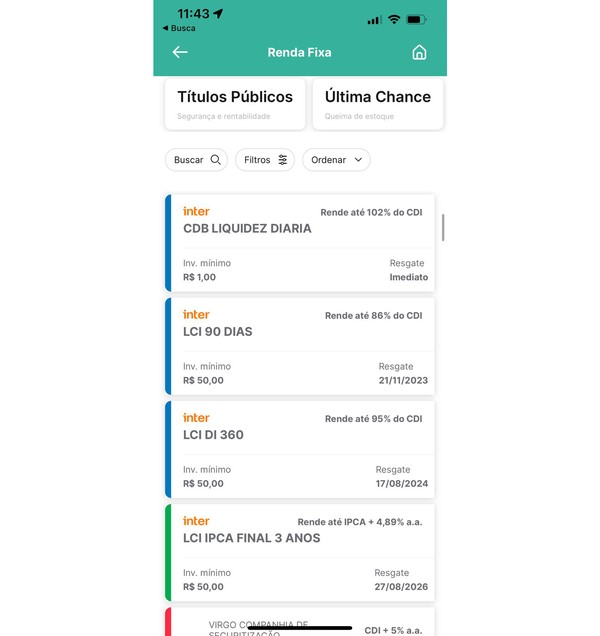 Como investir no Banco Inter pelo aplicativo de celular (Android e iOS)