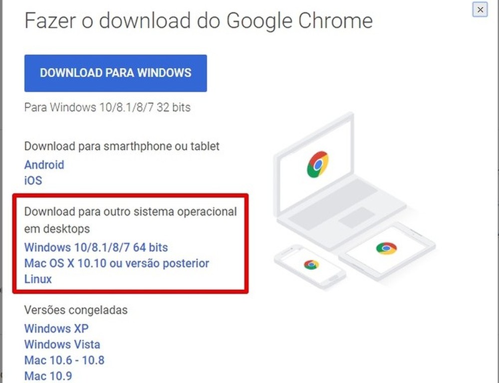 Como instalar o Google Chrome offline?