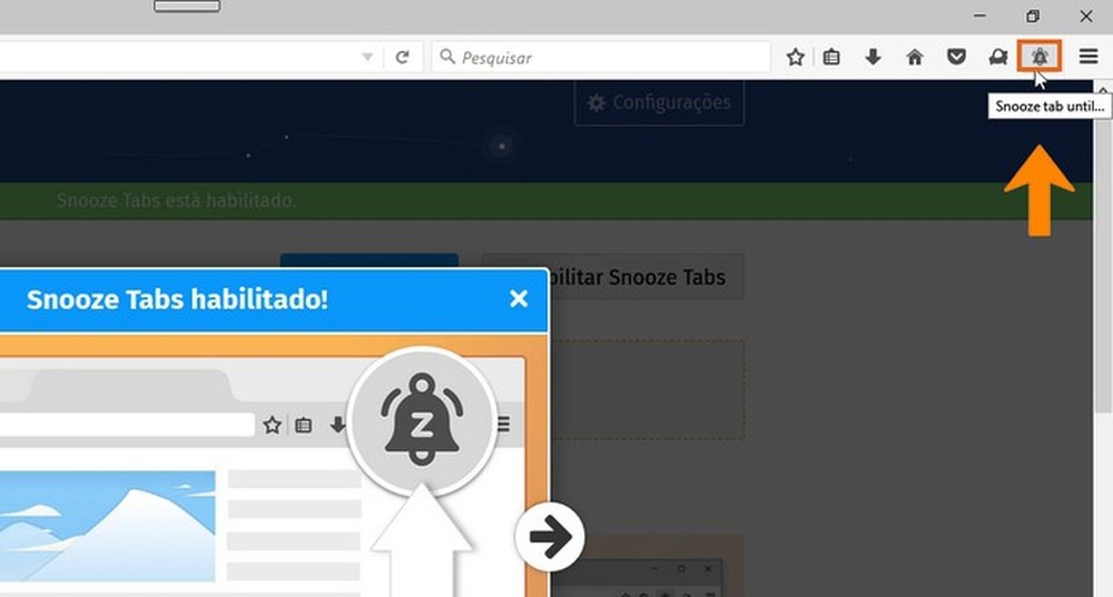 Snooze Tabs cria abas secretas no seu navegador; saiba como usar