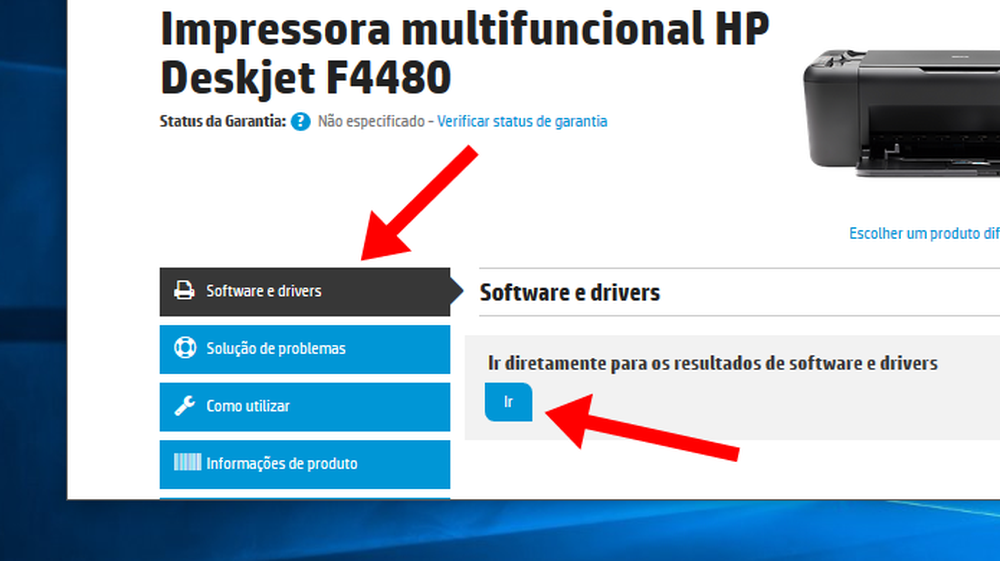 Como baixar e instalar o driver da impressora HP Deskjet F4480