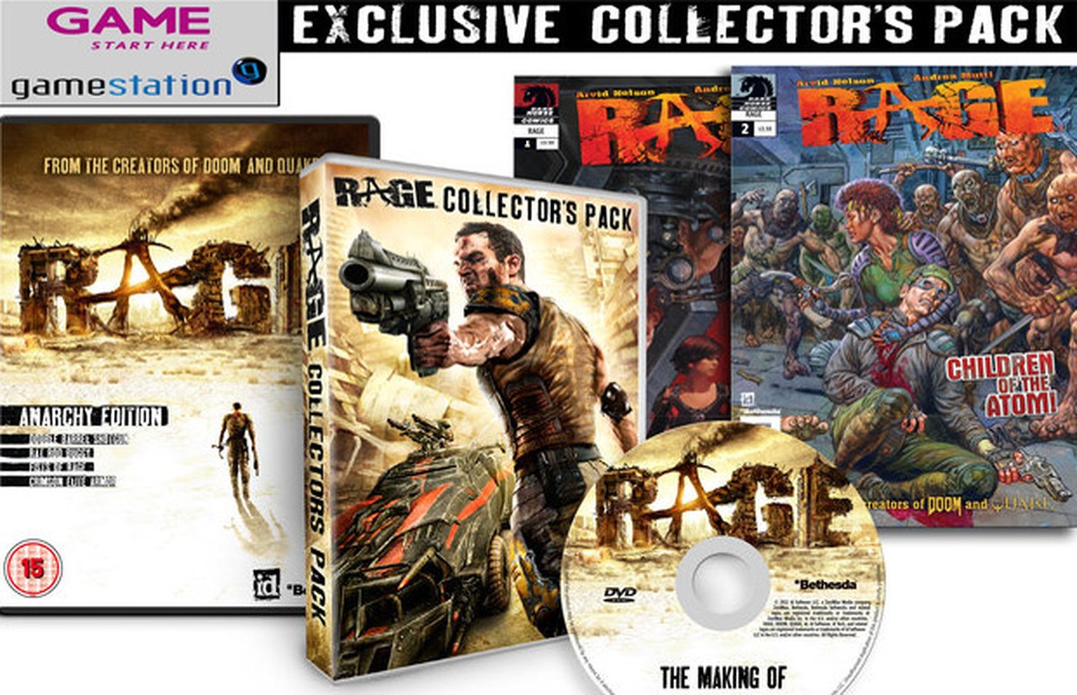 RAGE terá Collector's Pack exclusivo no Reino Unido