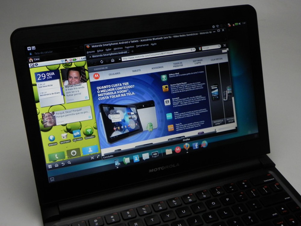 Review Lapdock Motorola para Atrix MB860