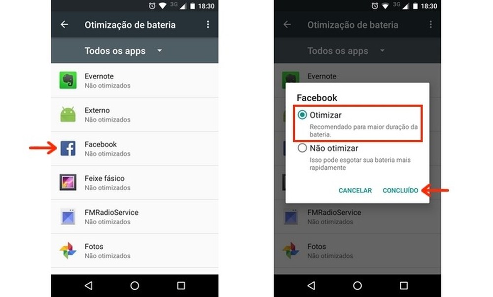 Como otimizar o consumo de bateria dos apps no Android