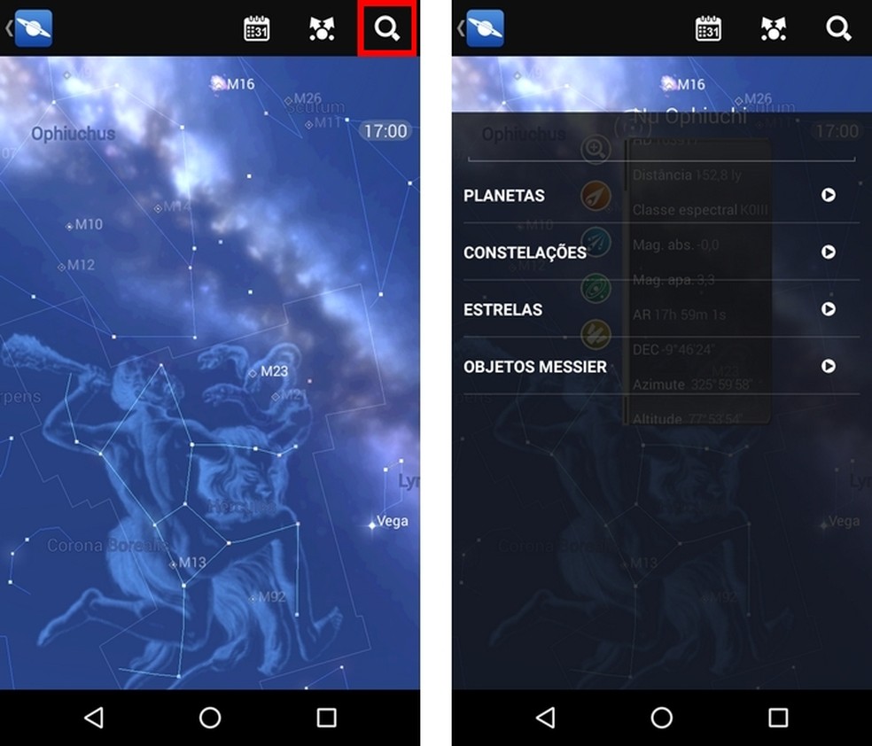 App para celular mostra planetas e estrelas no céu; veja como usar
