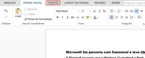 Como inserir nota de rodapé no Word