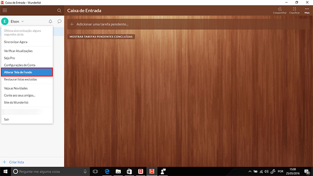 Como usar o Wunderlist no PC