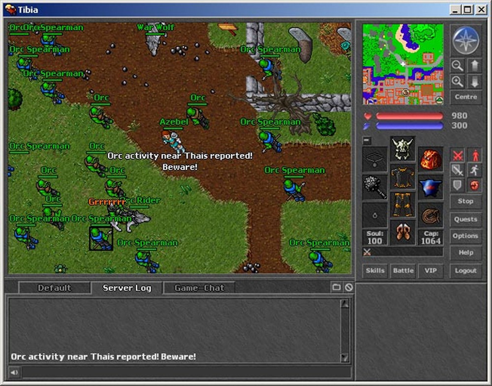 Clássico jogo online, Tibia completou 15 anos