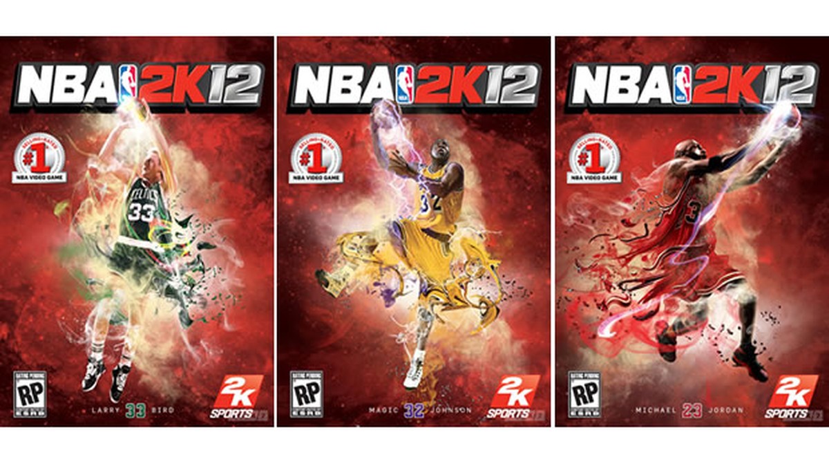 NBA 2K12 terá capas com Jordan, Bird e Johnson